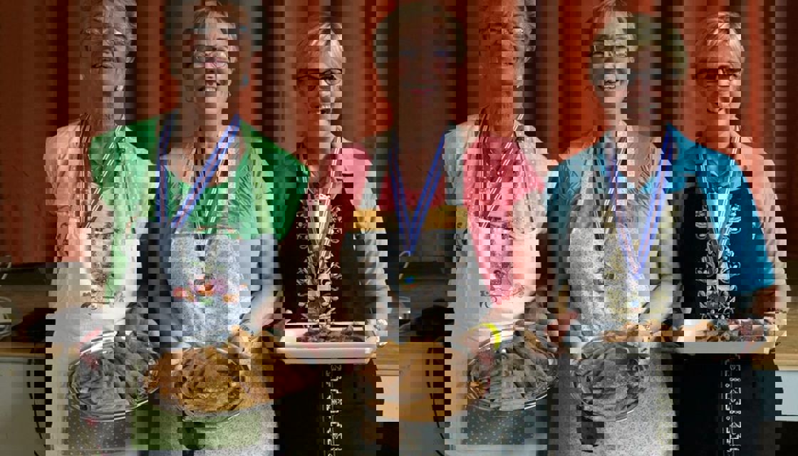 101 árs sýndi línudans á landsmóti - Ungmennafélag Íslands